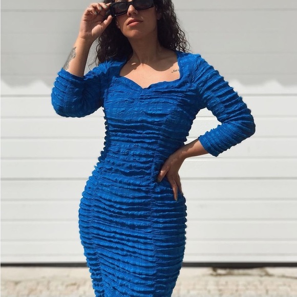 Zara | Dresses | Zara Textured Dress The Anne Dress | Poshmark
